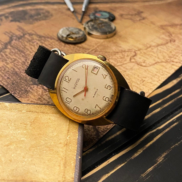 Vintage Men's Wrist Watches from the 1950s Soviet Era USSR – Sputnik1957