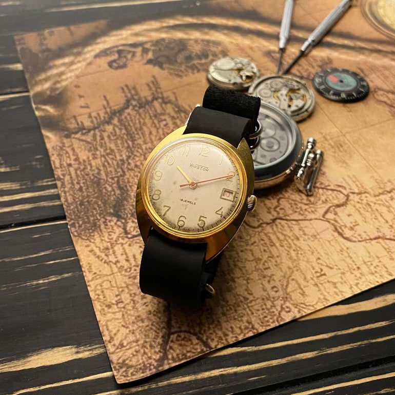 Vintage Men's Wrist Watches from the 1950s Soviet Era USSR – Sputnik1957